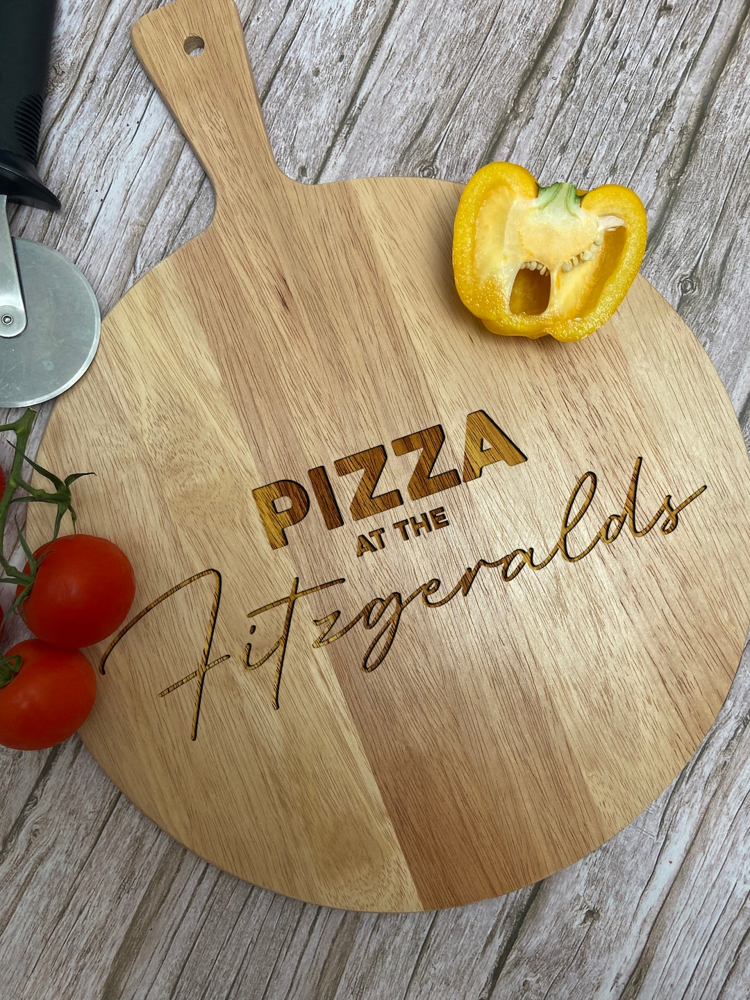 Personalised Pizza Paddle, Pizza Peel, Custom Pizza Board, Personalised ...