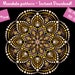Dot Mandala Pattern 18 Art Guide Dot Mandala Painting svg Pdf Jpg Png ...
