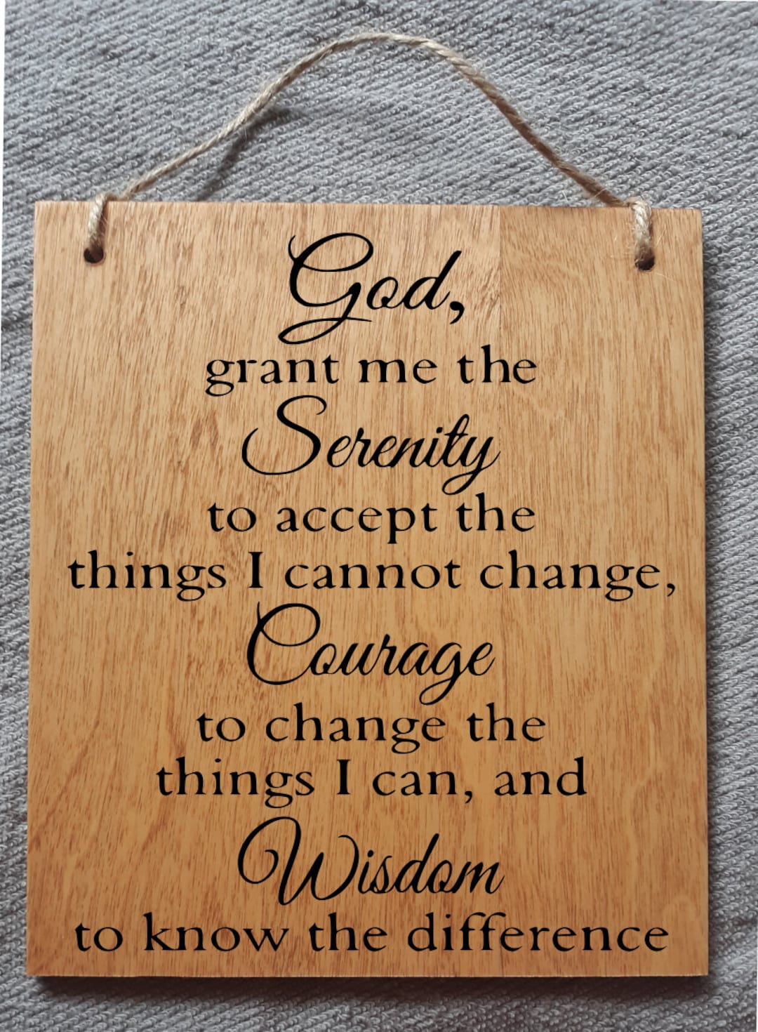 God Grant Me the Serenity to Accept the Things I Cannot Change Courage ...