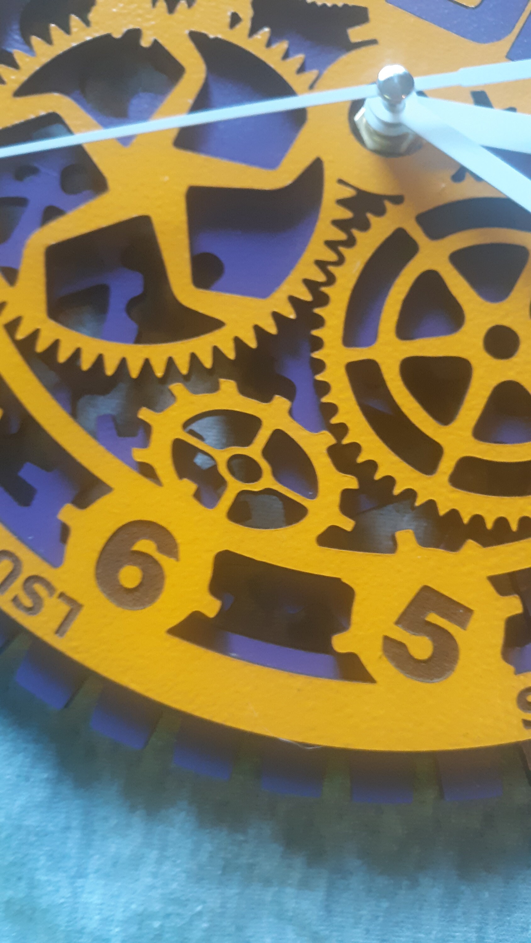 LSU Tigers Steampunk Clock, Steampunk Wall Clock, LSU Football , Wood ...