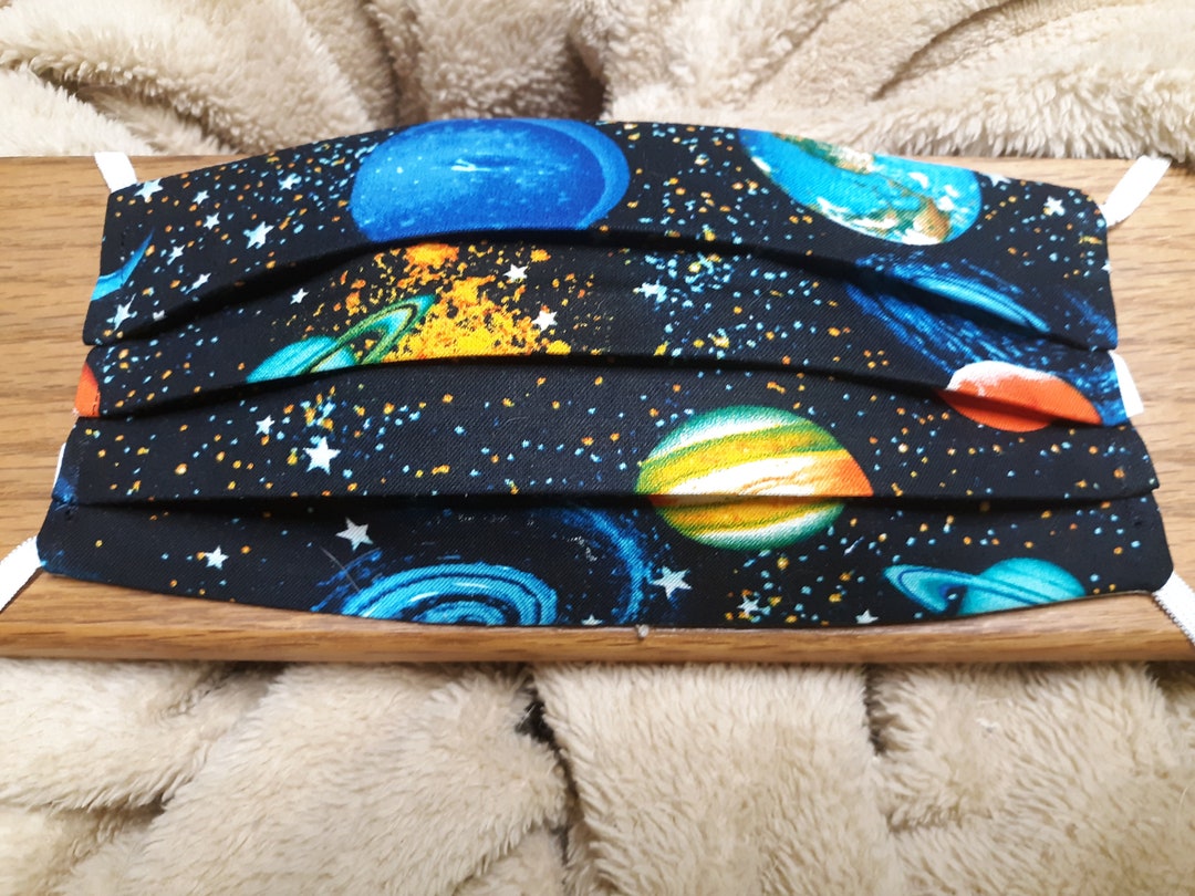 Planets Cotton Face Mask - Etsy