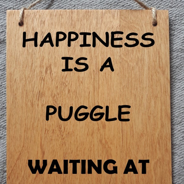 Puggle Sign - Etsy