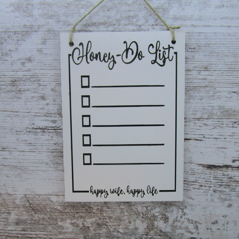 Erasable to Do List - Etsy