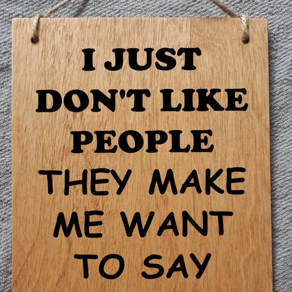 Humorous Signs - Etsy