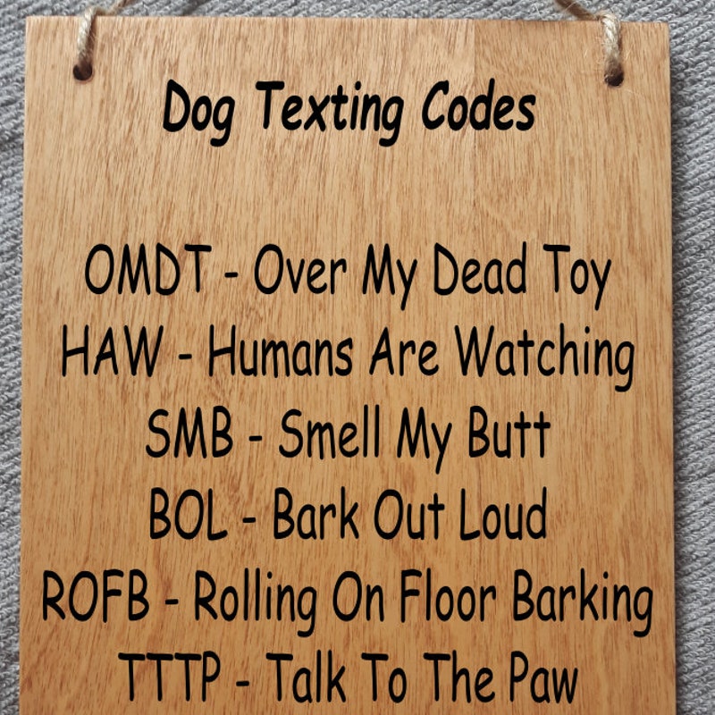 Funny Dog Sign - Etsy