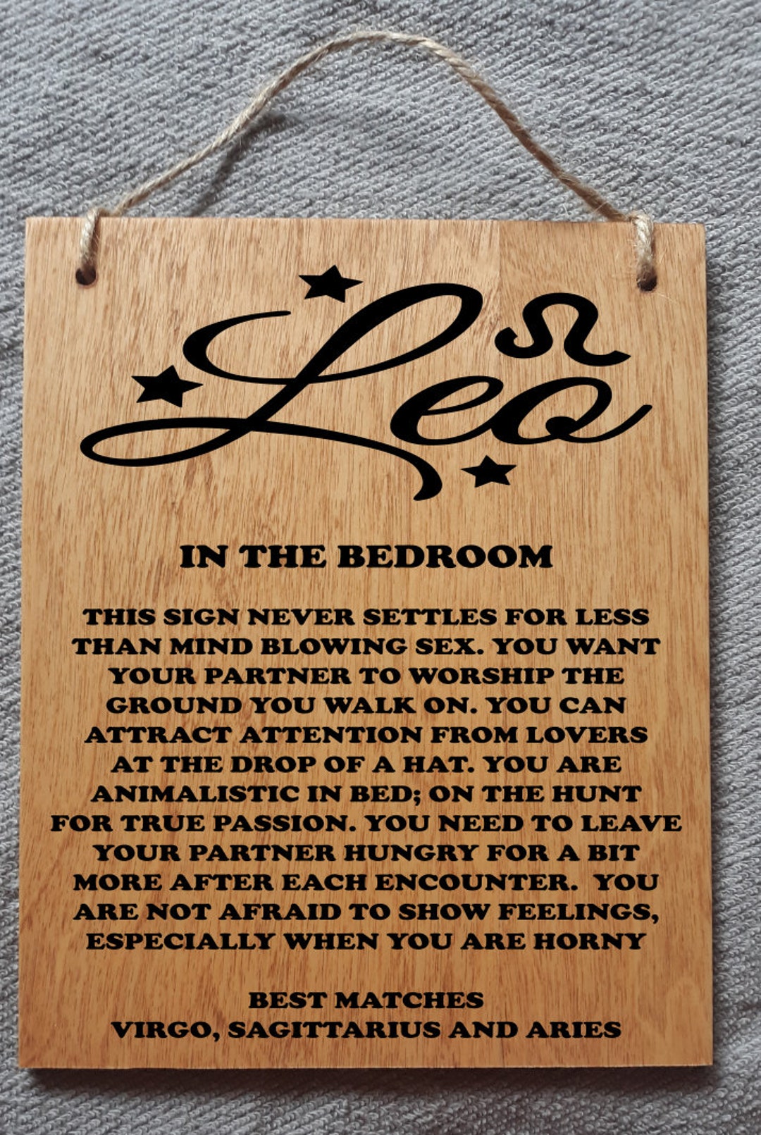 Leo Astrology Sign Zodiac Sign Leo Leo Bedroom Traits - Etsy
