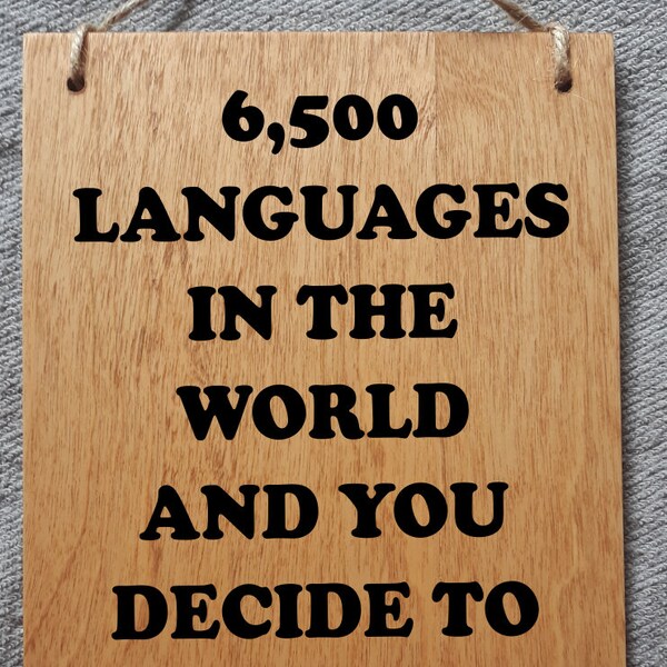 Sarcastic Signs - Etsy
