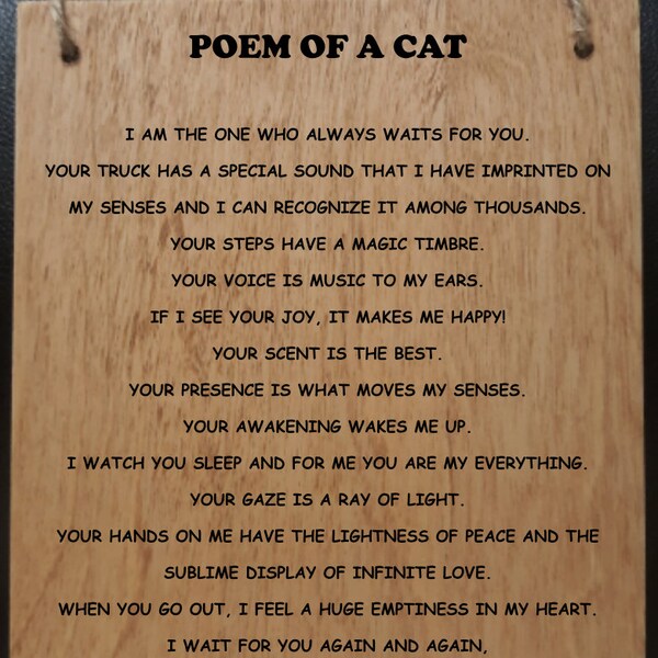 Cat Poems - Etsy