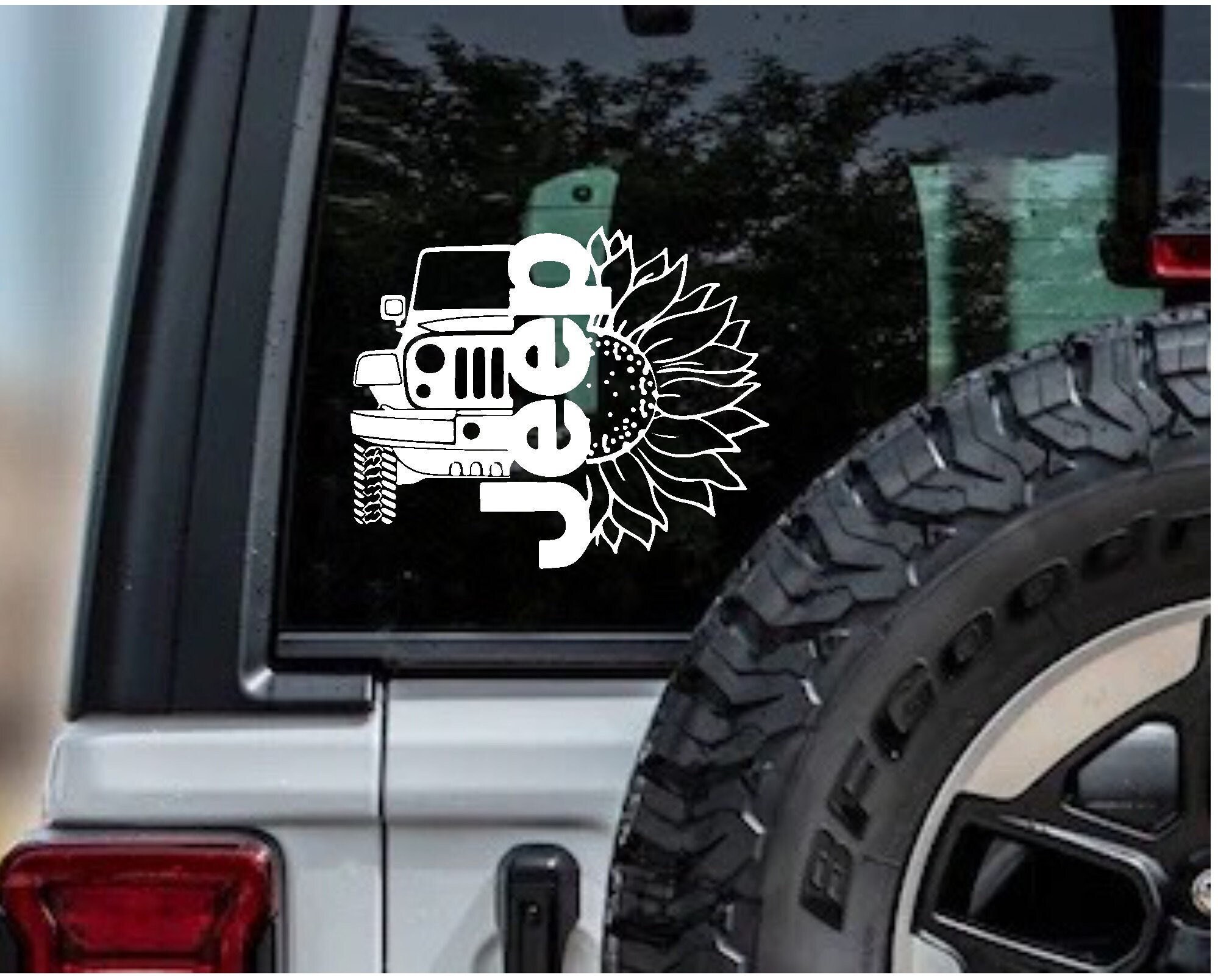 Paper Laptop Decal Car Decal Jeep Girl Water Bottle Sticker Jeep Owners ...