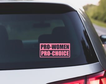Pro Choice Car Sticker - Etsy