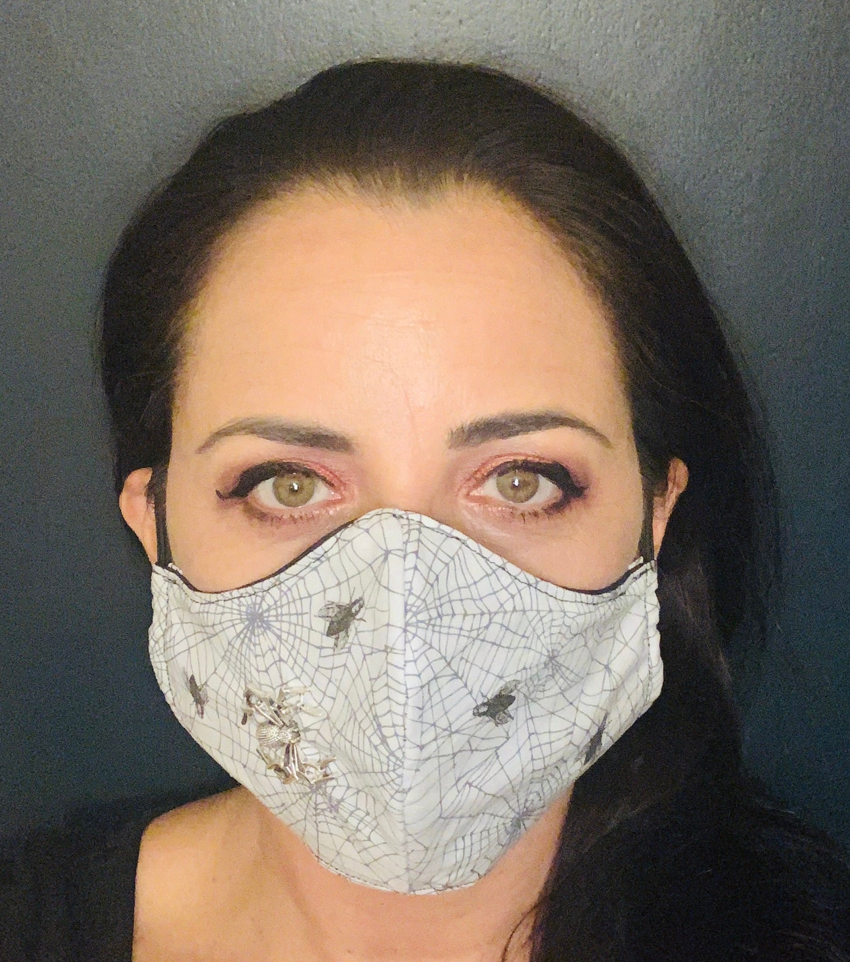 Spider Face / Face Mask / Halloween / Fun / Fashion / Washable | Etsy