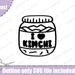 Kimchi Jar SVG: I Heart Kimchi Clipart, Korean Food (digital File) - Etsy