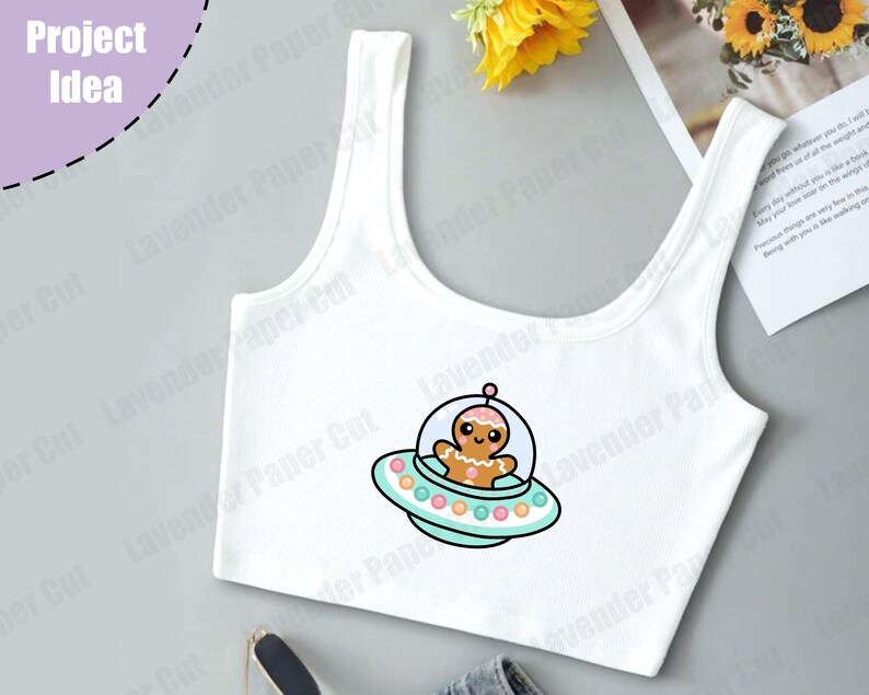 Gingerbread Alien Ship Layered SVG, Sublimation, PNG, JPEG, Holiday ...