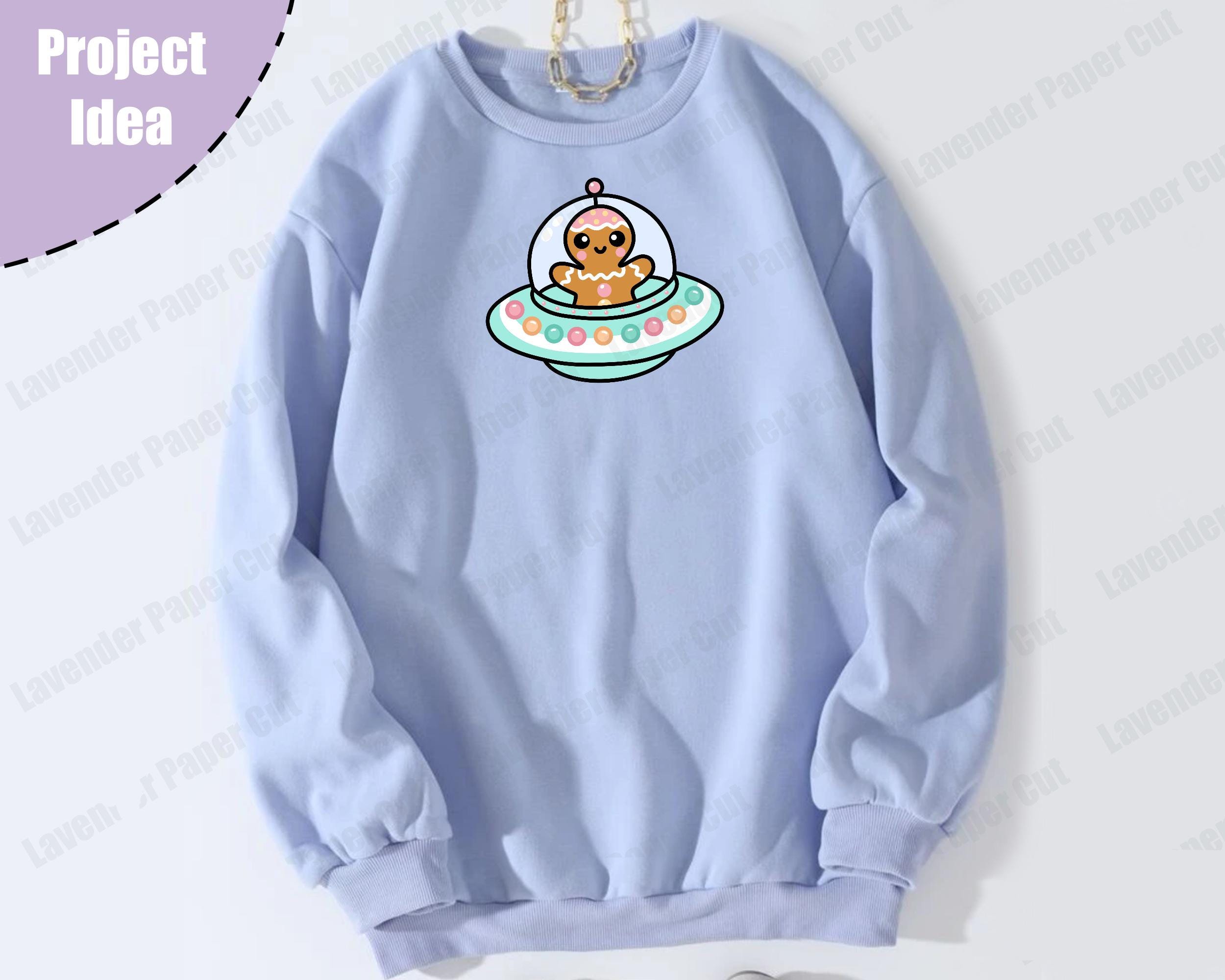 Gingerbread Alien Ship Layered SVG, Sublimation, PNG, JPEG, Holiday ...