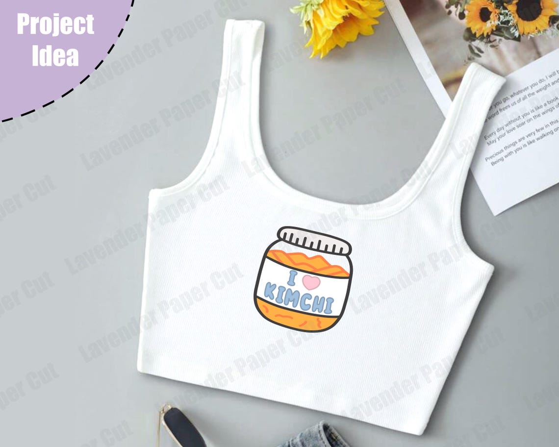 Kimchi Jar SVG: I Heart Kimchi Clipart, Korean Food (digital File) - Etsy