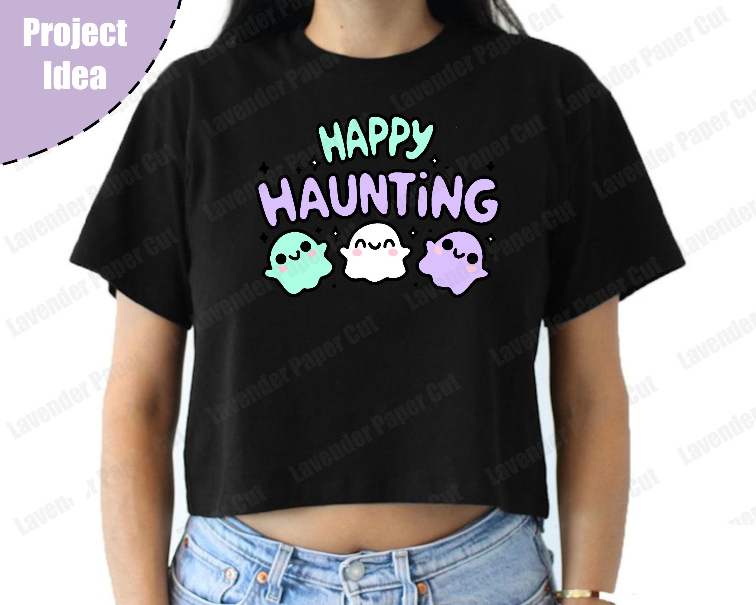 Happy Haunting Layered SVG, PNG, Clipart Halloween SVG, Ghost Svg ...