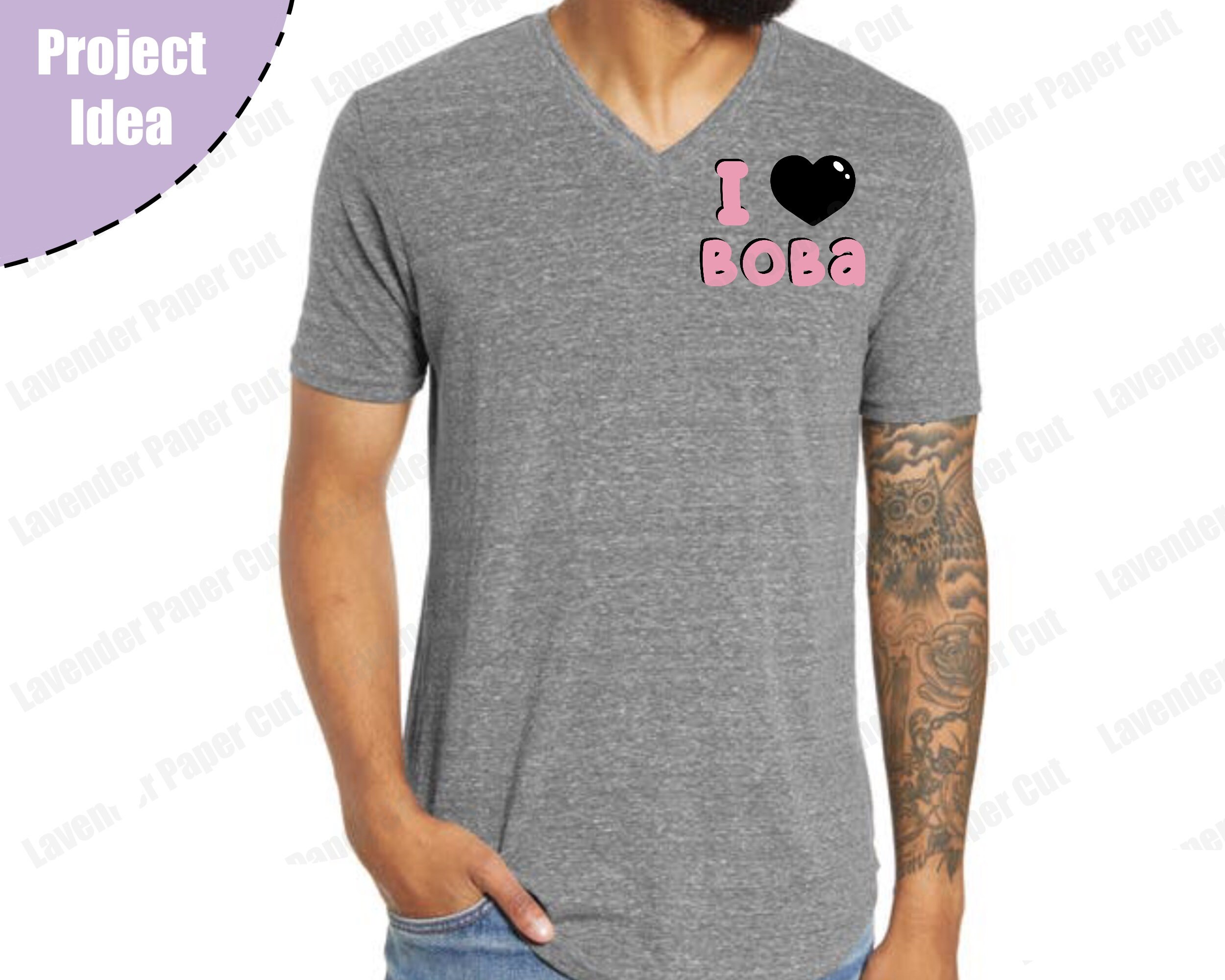 I Love Boba SVG: Heart Boba Tea Clipart (digital File) - Etsy