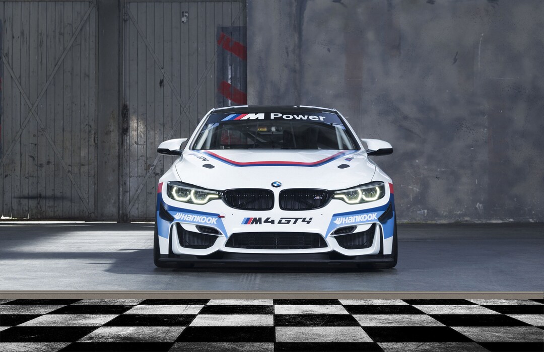 BMW GT4 Racing Car Wallpaper / BMW GT4 Racewagen Fotobehang / BMW GT4 ...