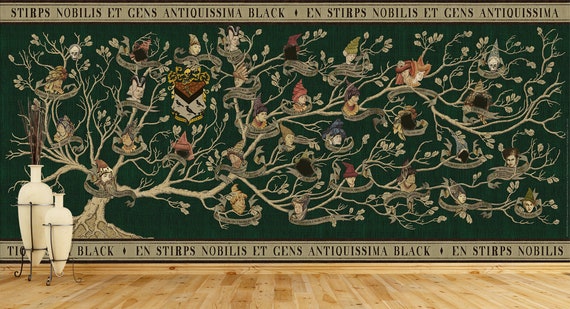 Family Tree Black Background
