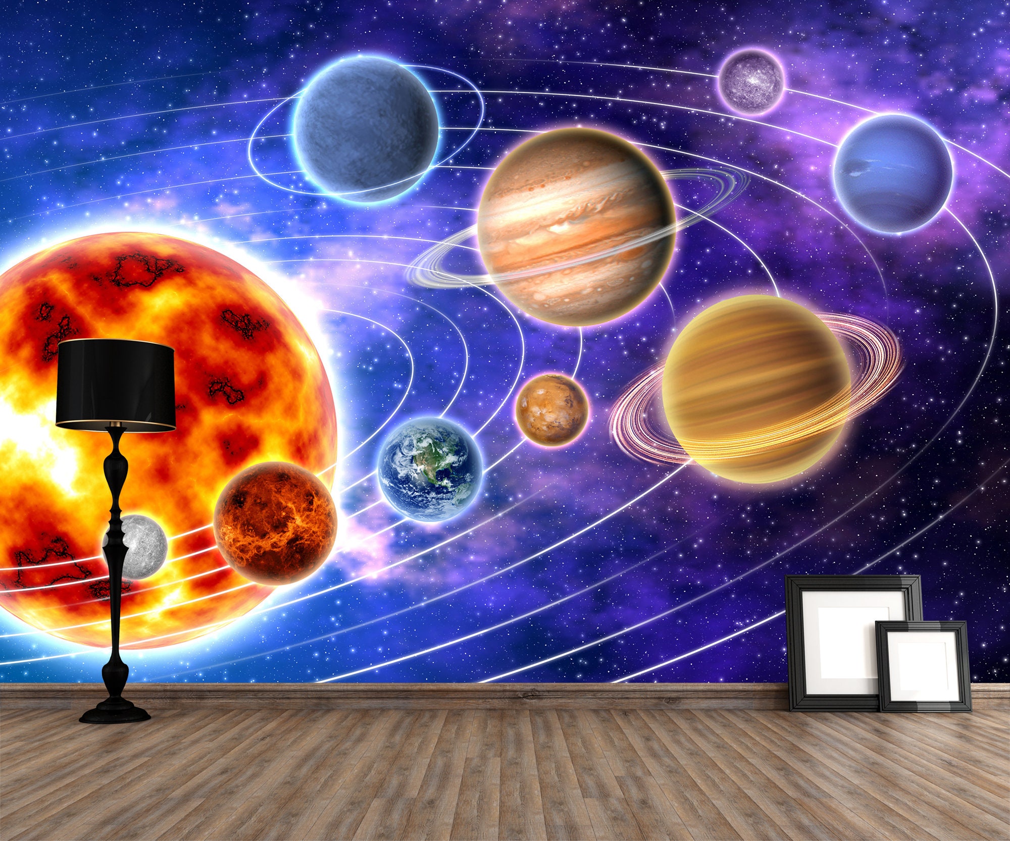Colorful 3d Wallpaper Planets
