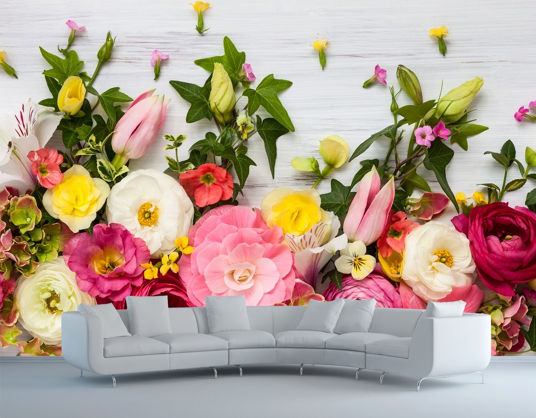 Window Display Flower - Floral Wallpaper / Etalage Bloem - Bloemen ...