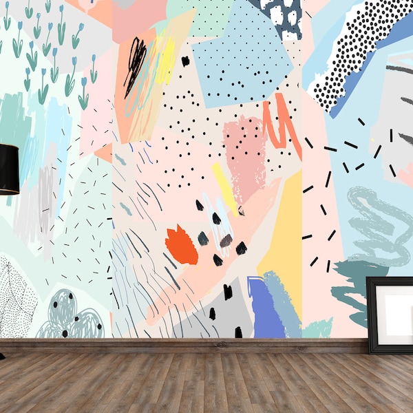 Abstract Wall Mural - Etsy