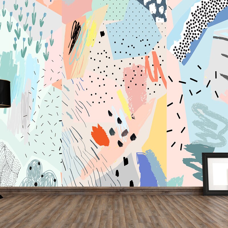 Abstract Wall Mural - Etsy