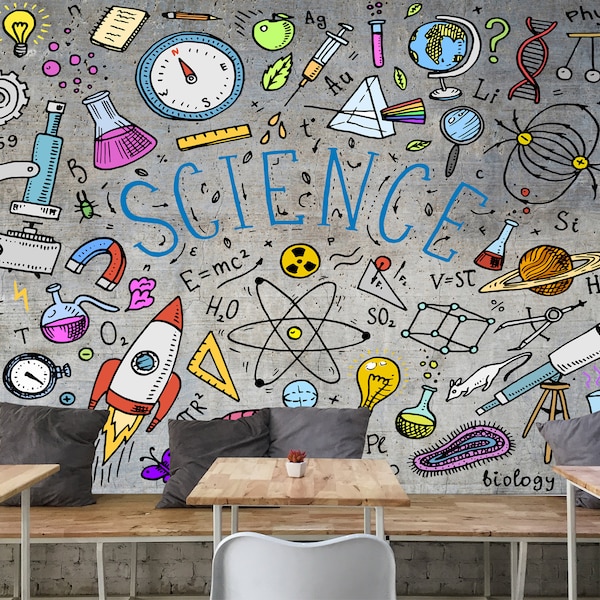 Science Wall Decals - Etsy