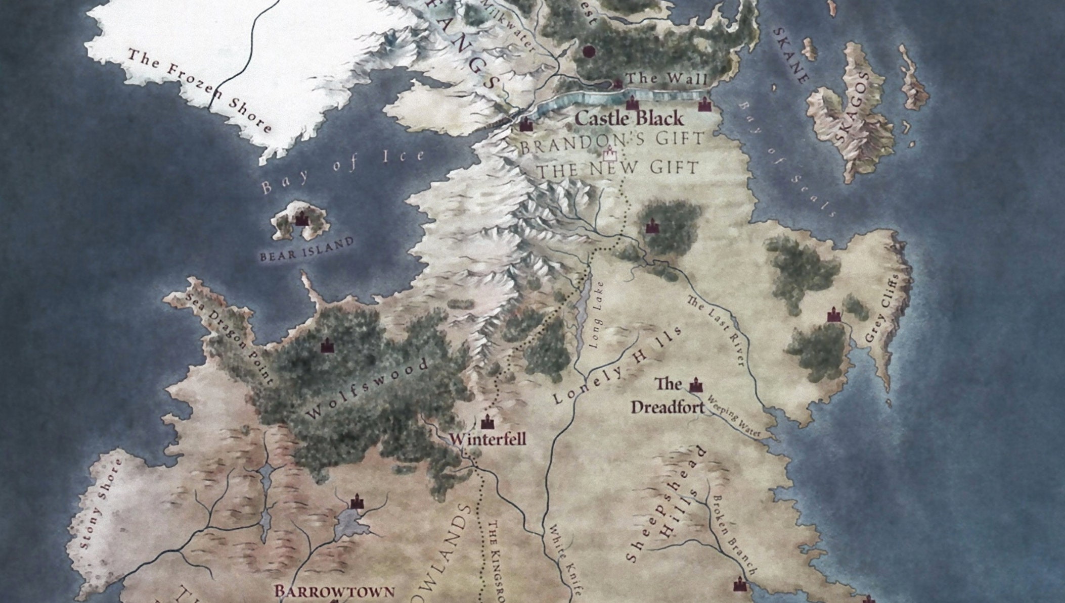 Game of Thrones Map Wallpaper Mural / Westeros Map Wallpaper / - Etsy