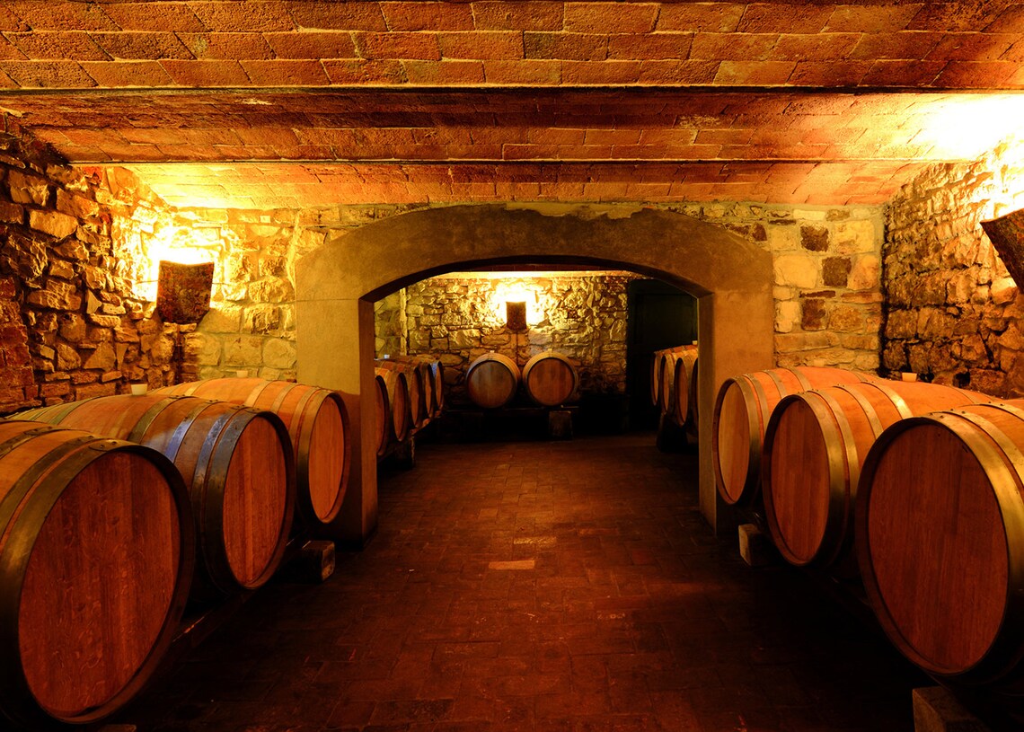 Wine Cellar Wallpaper Mural / Wine House Wallpaper / Wine House Poster ...