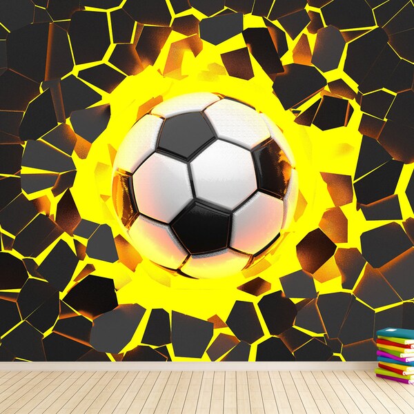 3d Football Wallpaper - Etsy