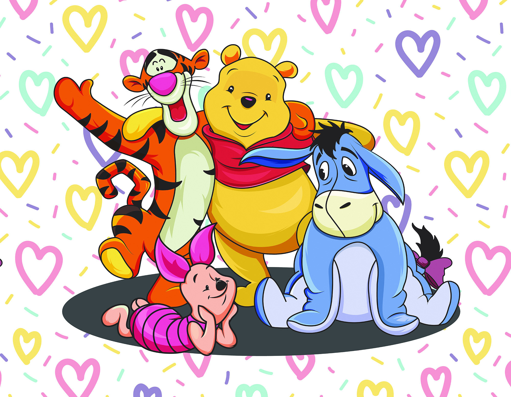 Pooh and Friends Enchanted Adventures Wallpaper Mural | Nursery Room ...