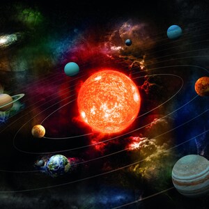 Fantastic Solar System Space Wallpaper / Fantastisch Zonnestelsel ...
