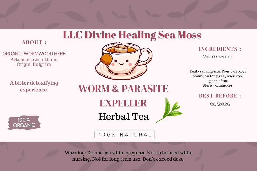 Worm & Parasite Expeller Tea - Etsy