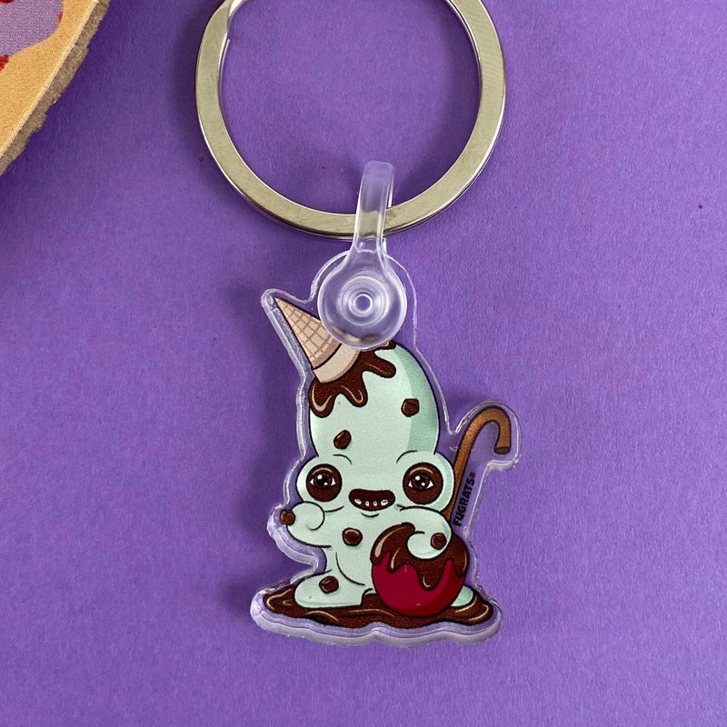 The Fuggler Spongebob Keychain - Etsy