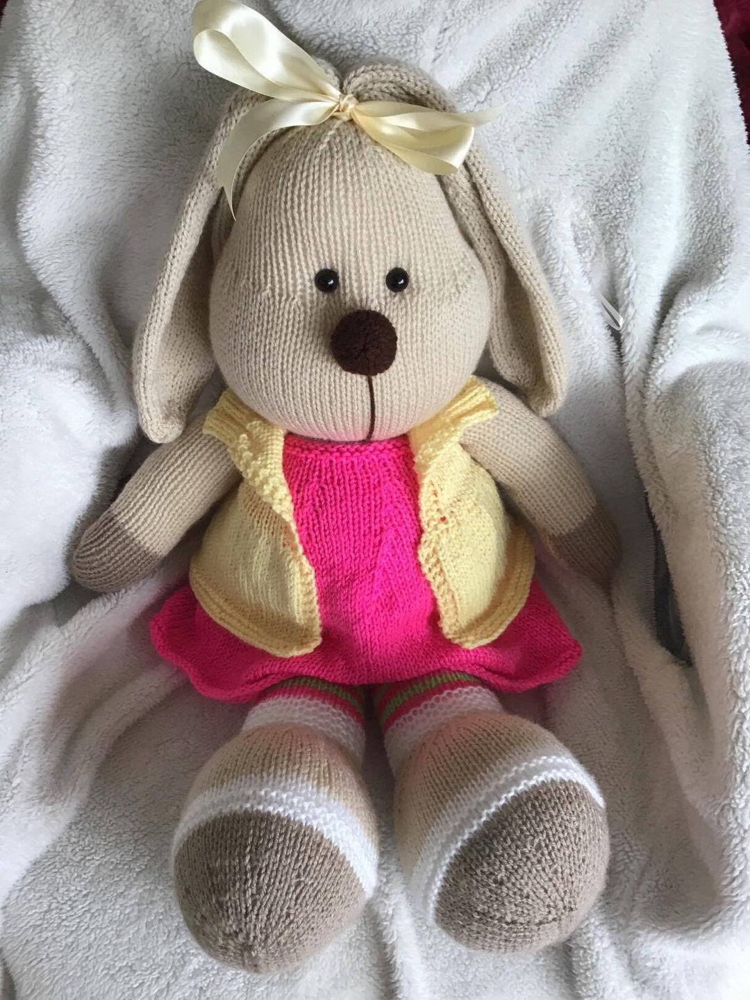 Emma the Bunny! She's 48cm Tall and You Can Pick the Colours of Her ...