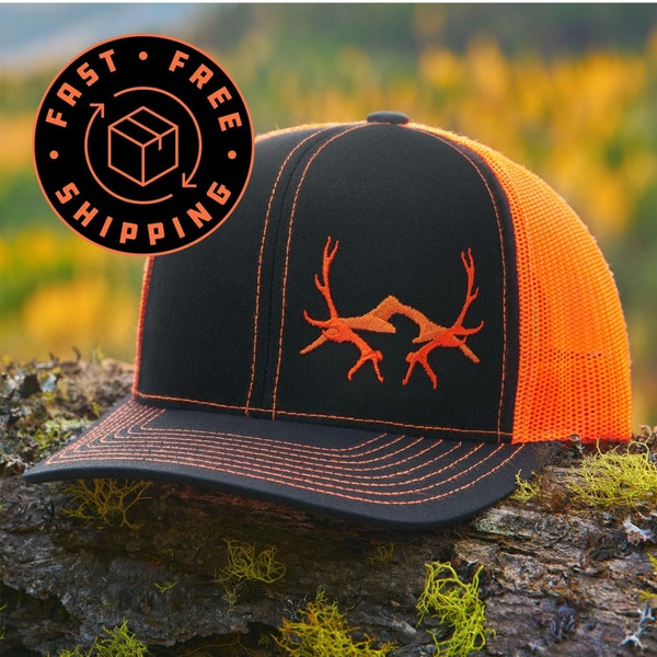 Blaze Orange Custom Hat - Etsy