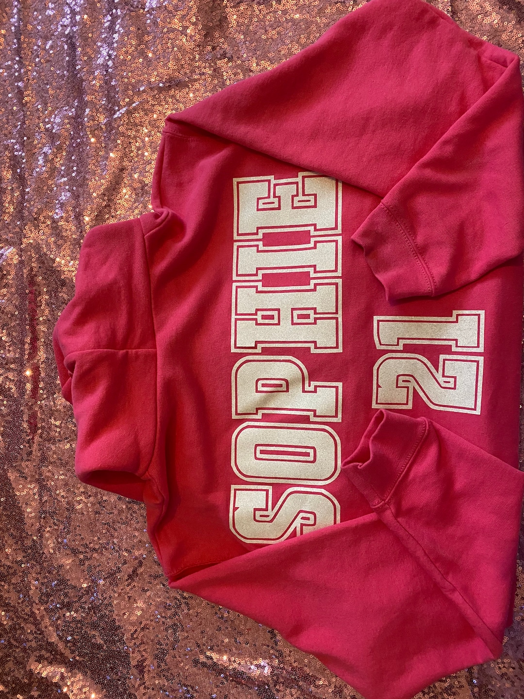 Personalized College Style Hoodies - Etsy