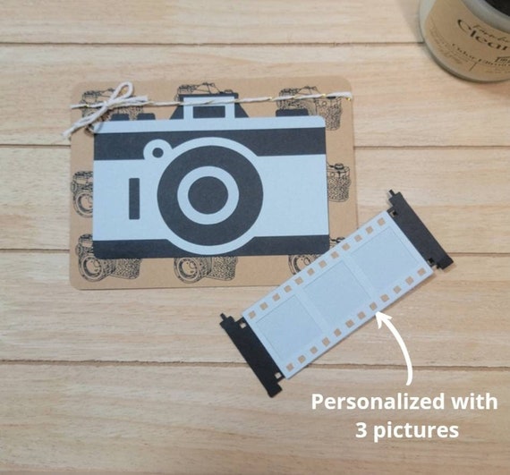 Personalized Camera Card Photographer Birthday Card Handmade - Etsy