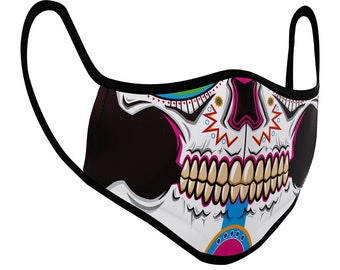 Catrina Skull Face Dust Shield Mask with fluid and moisture | Etsy