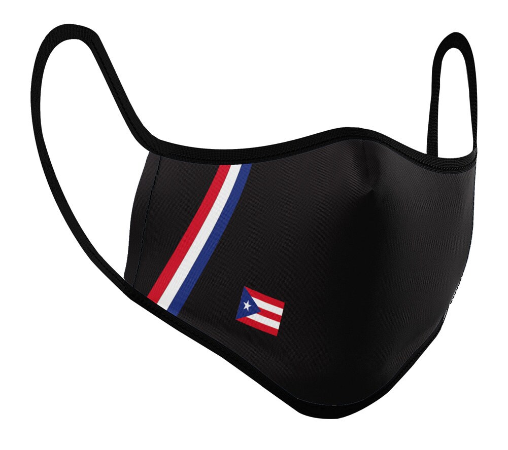 Puerto Rico Flag Face Dust Shield Cover With Fluid and | Etsy