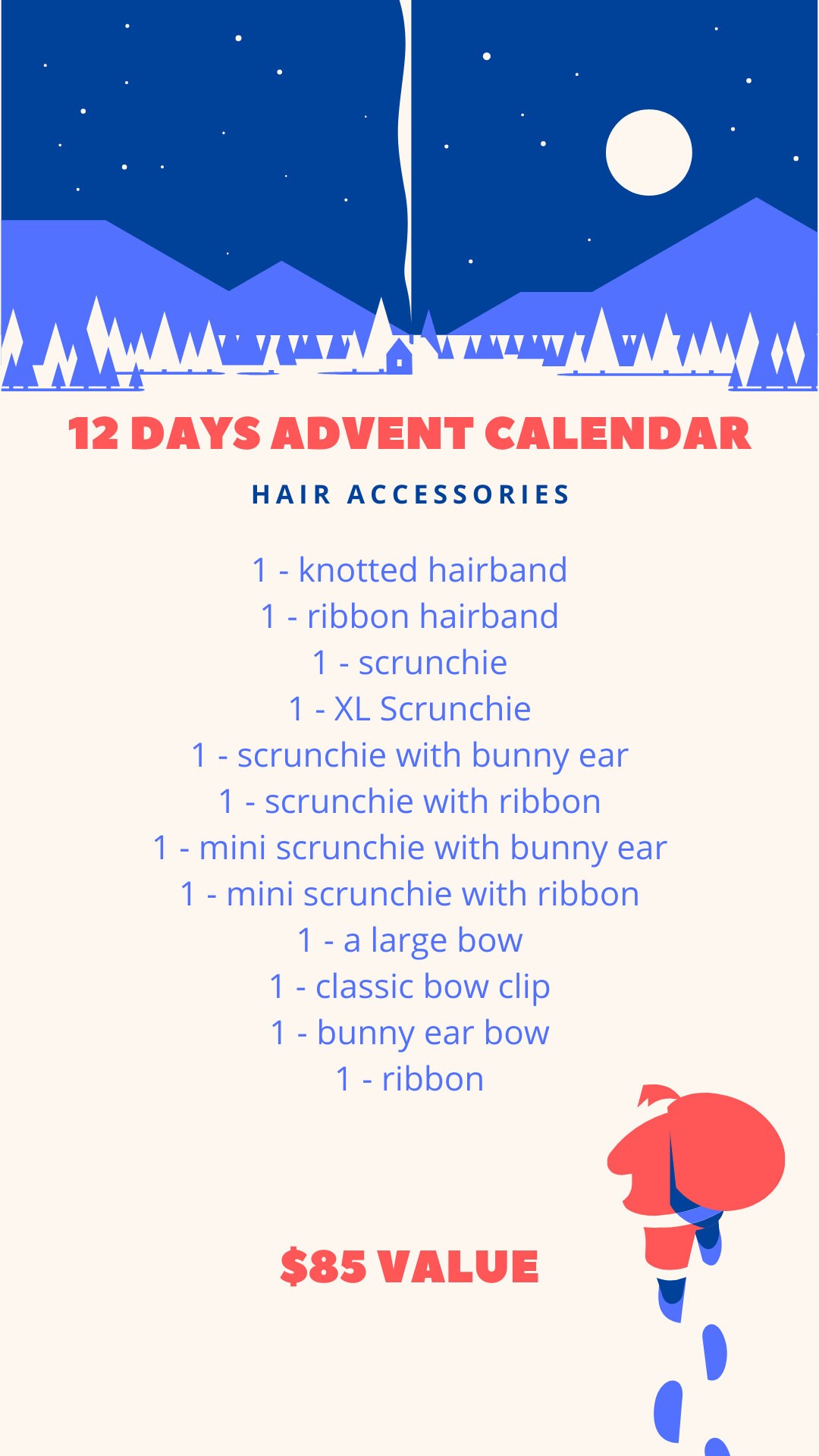 Advent Calendar for Kids Teens Adults Scrunchie Hair - Etsy Australia