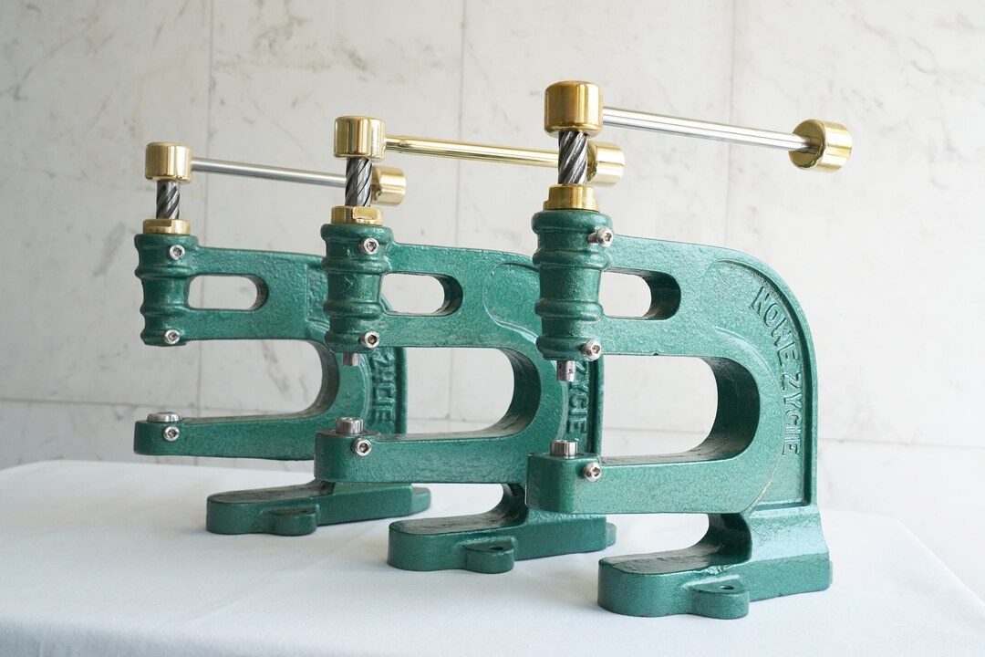 Vintage Restored Upcycled Cast Iron Rivet Press / Spindle Press ...