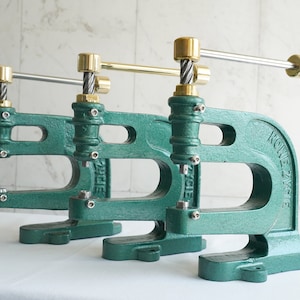 Vintage Restored Upcycled Cast Iron Rivet Press / Spindle Press ...