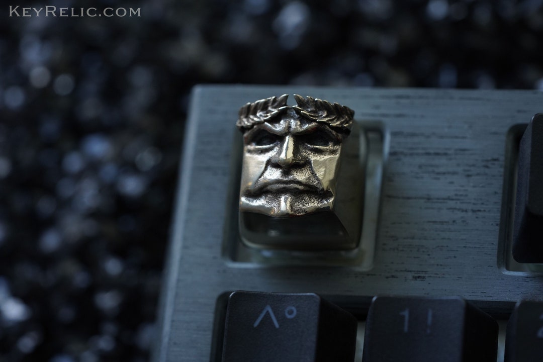 The Emperor - Solid Argentan Metal Premium Keycap Artisan Mechanical ...