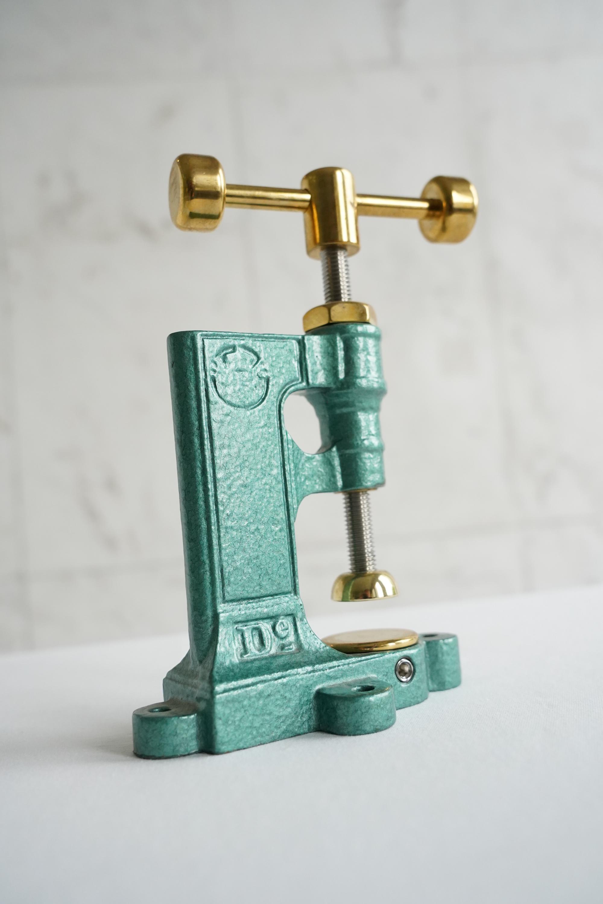 Restored Hand Press Machine for Leather Crafting - Leatherwork / Gift ...