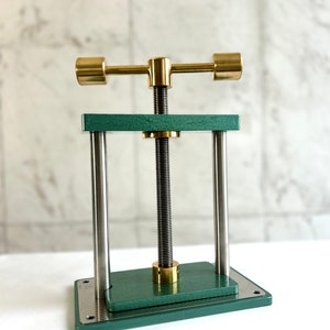 Restored Heavy Duty Hand Press Machine for Leather Crafting ...