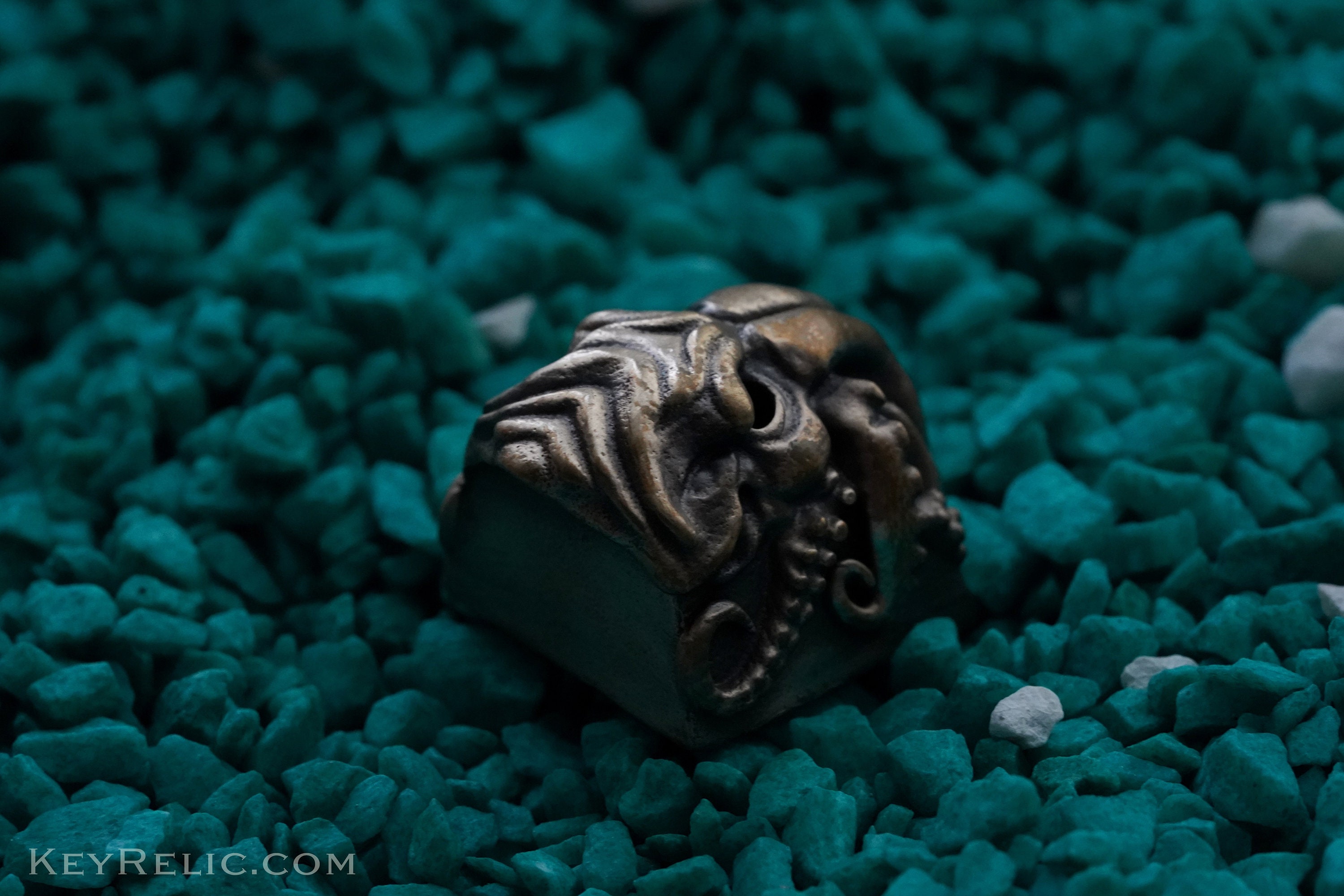 The Great Old One Cthulhu Solid Bronze Metal Premium Keycap | Etsy