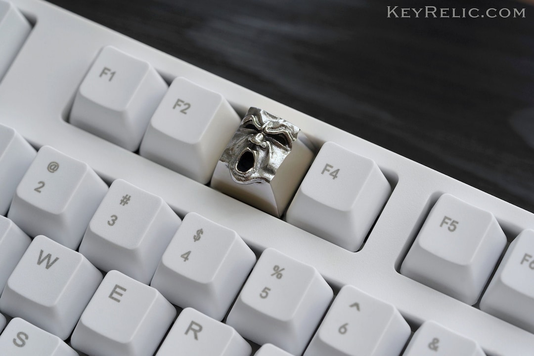 The Wrath - Premium Solid Argentan Metal Keycap / Mechanical Keyboard ...