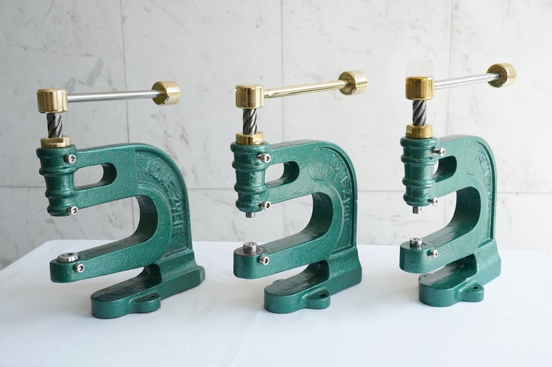 Vintage Restored Upcycled Cast Iron Rivet Press / Spindle Press ...